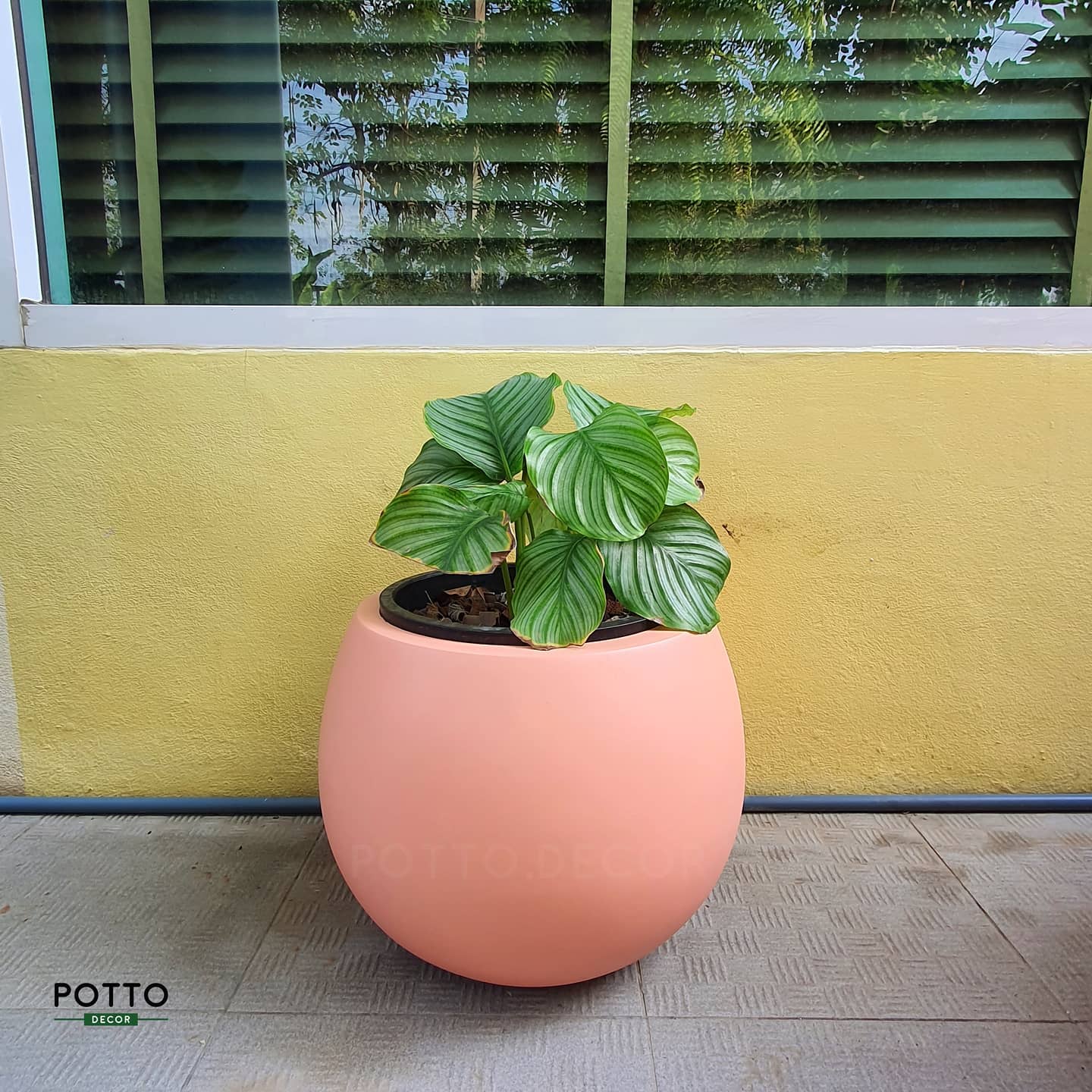 Materials Roomกระถางไฟเบอร์ทรงโอ่งเล็ก-3